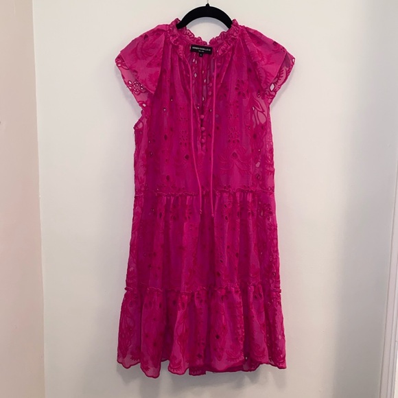 Generation Love | Dresses | Generation Love Embroidered Hot Pink Spring ...
